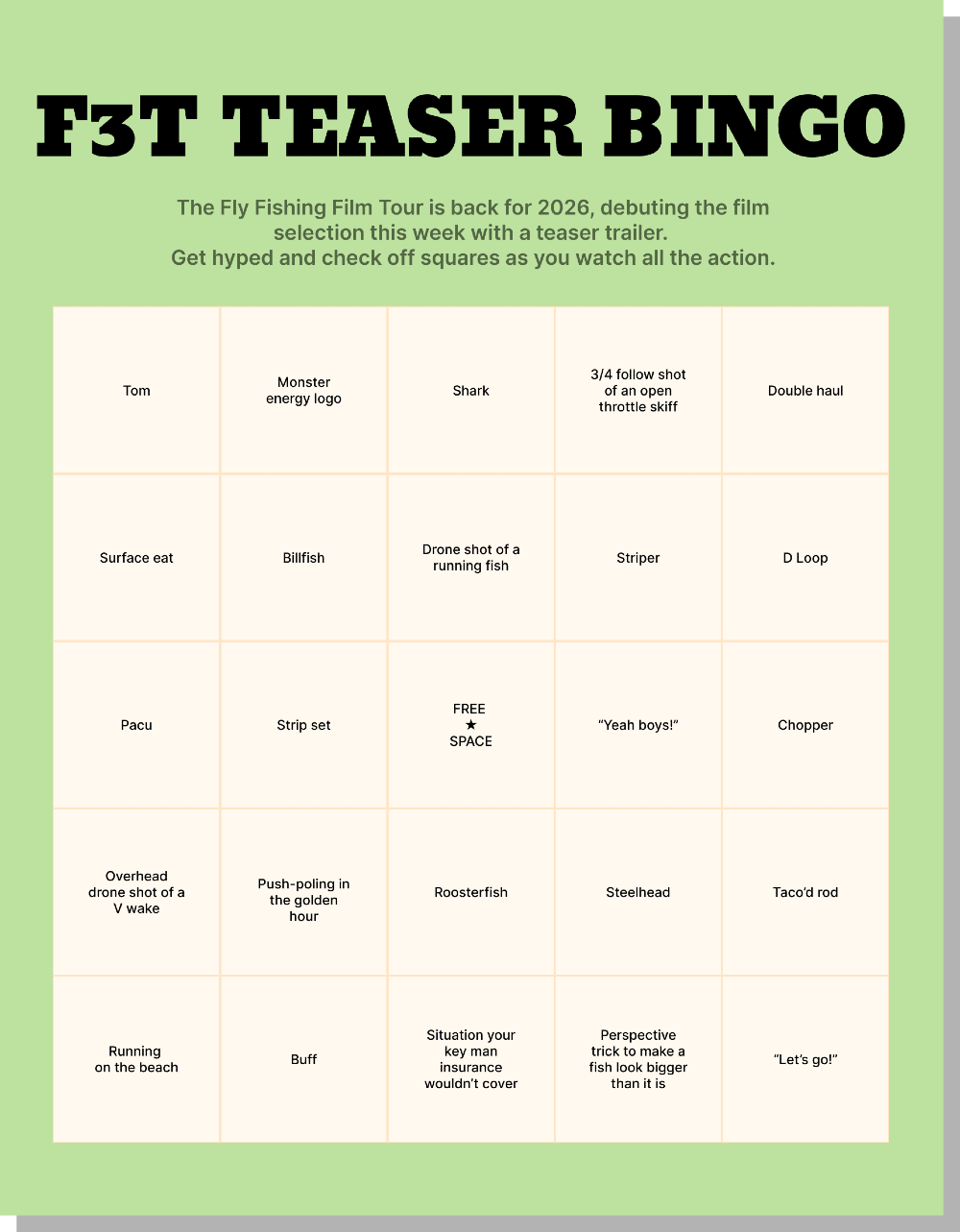 Hunkered down, tying flies, watching movies